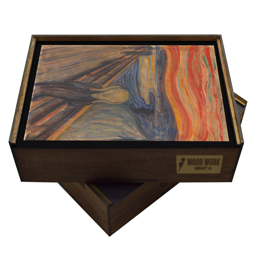 Expressionism Wooden Puzzle, the Scream by Edvard Munch (300 Pieces) - Etsy