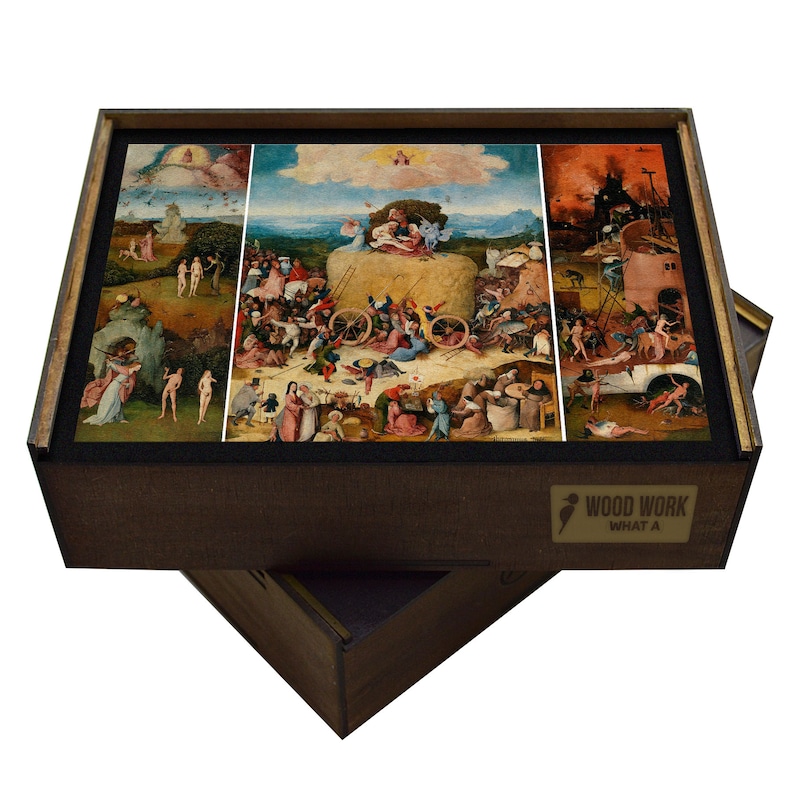 Hieronymus Bosch | the Haywain Wooden Puzzle | Jigsaw Puzzle for Adults ...