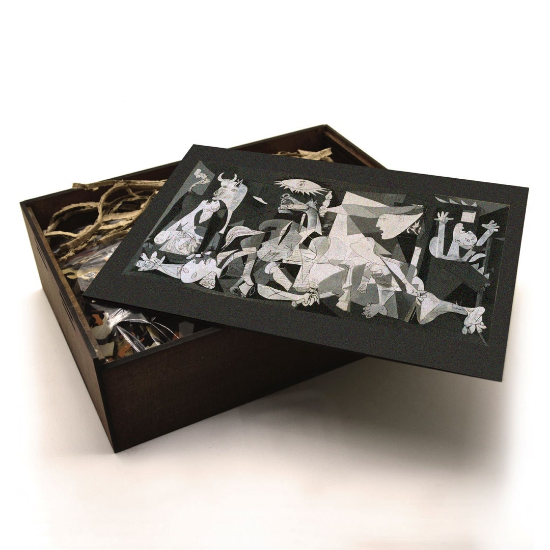 Wooden Puzzle "guernica", Picasso Painting *whimsies Edition - Etsy