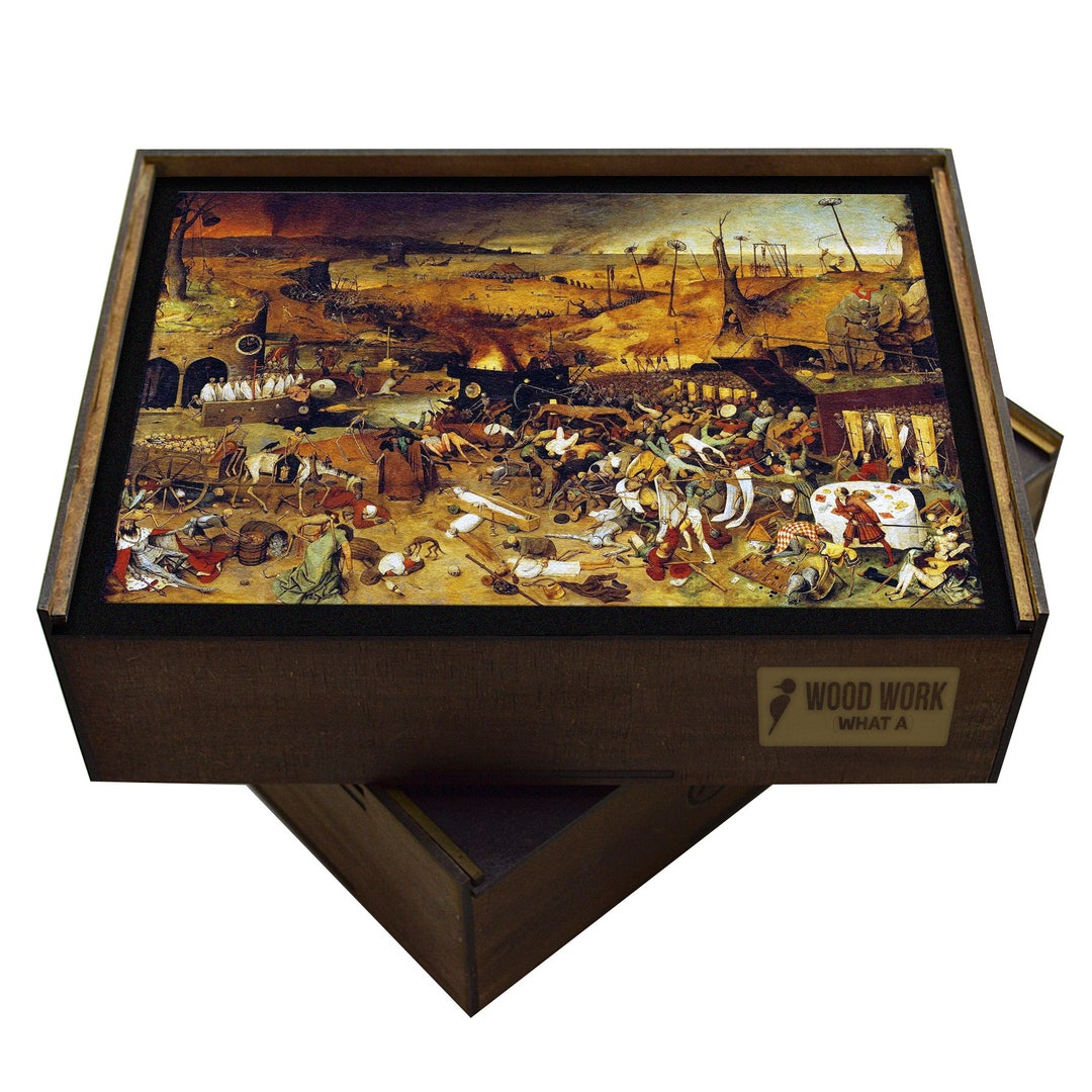 The Triumph of Death by Pieter Bruegel the Elder Wooden Puzzle Jigsaw ...