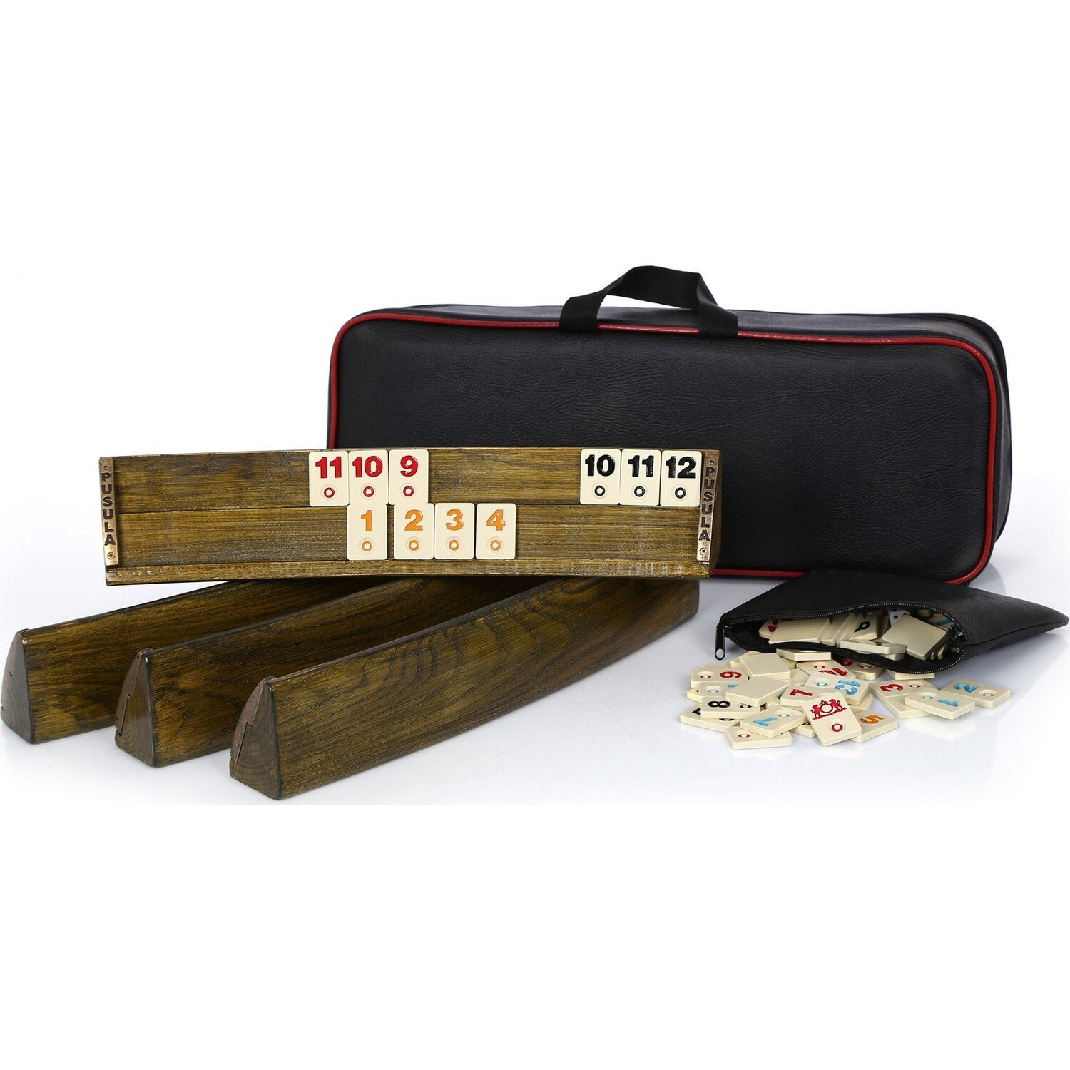 Wooden Oval Rummy Cube Game Set Wooden Rummikub Game Set | Etsy