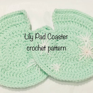 Lily Pad Coaster Crochet Pattern PDF Crochet Pattern Digital Download ...