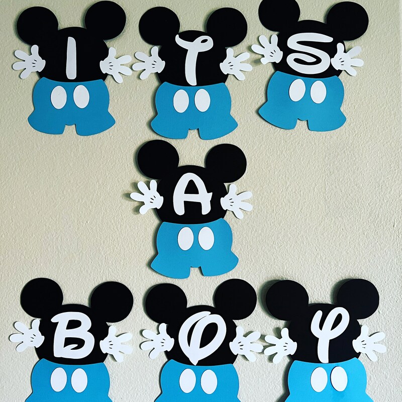 Baby Blue Mickey - Etsy