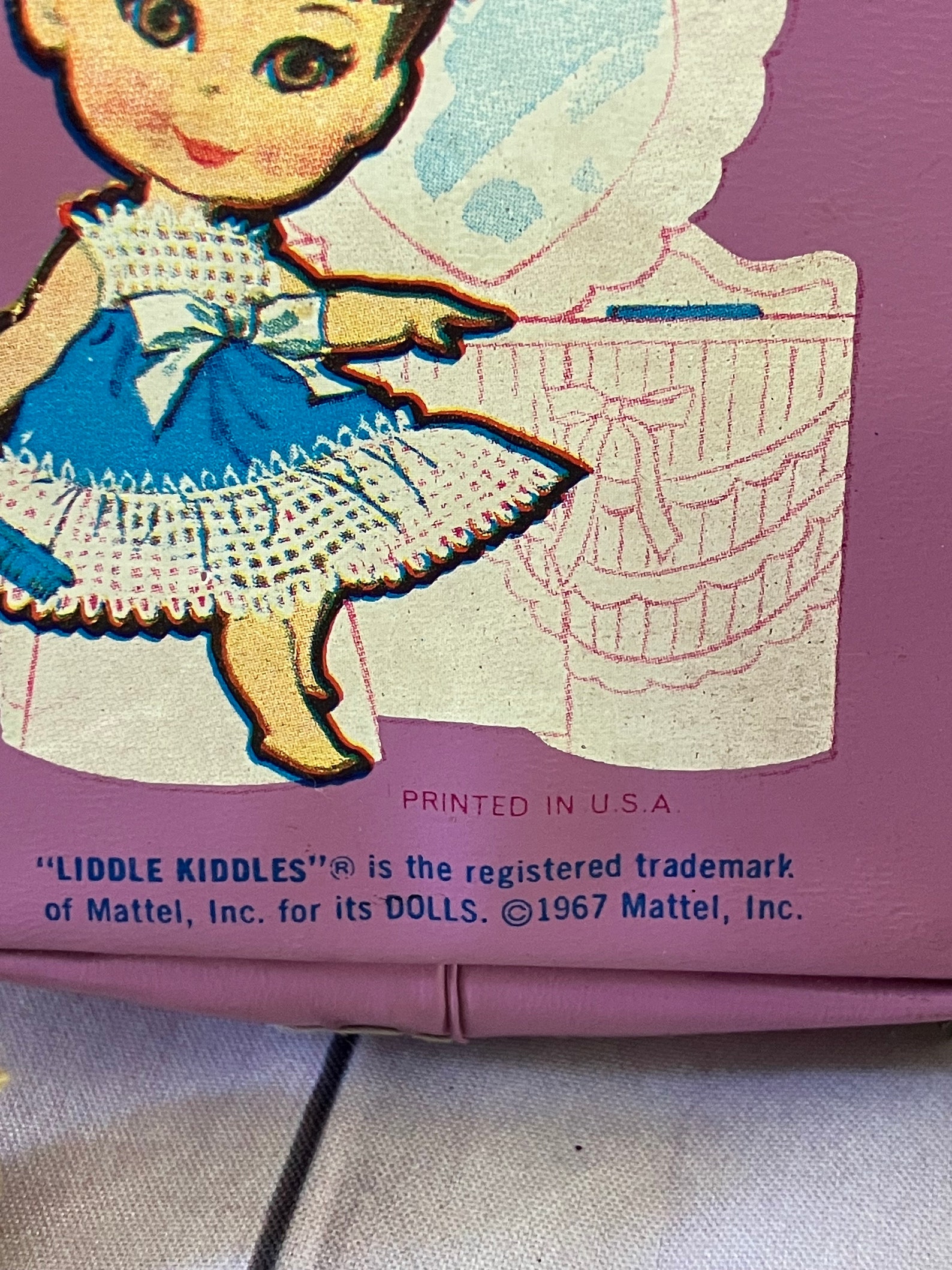 Vintage Liddle Kiddle Round Travel Case and Doll 1967 - Etsy