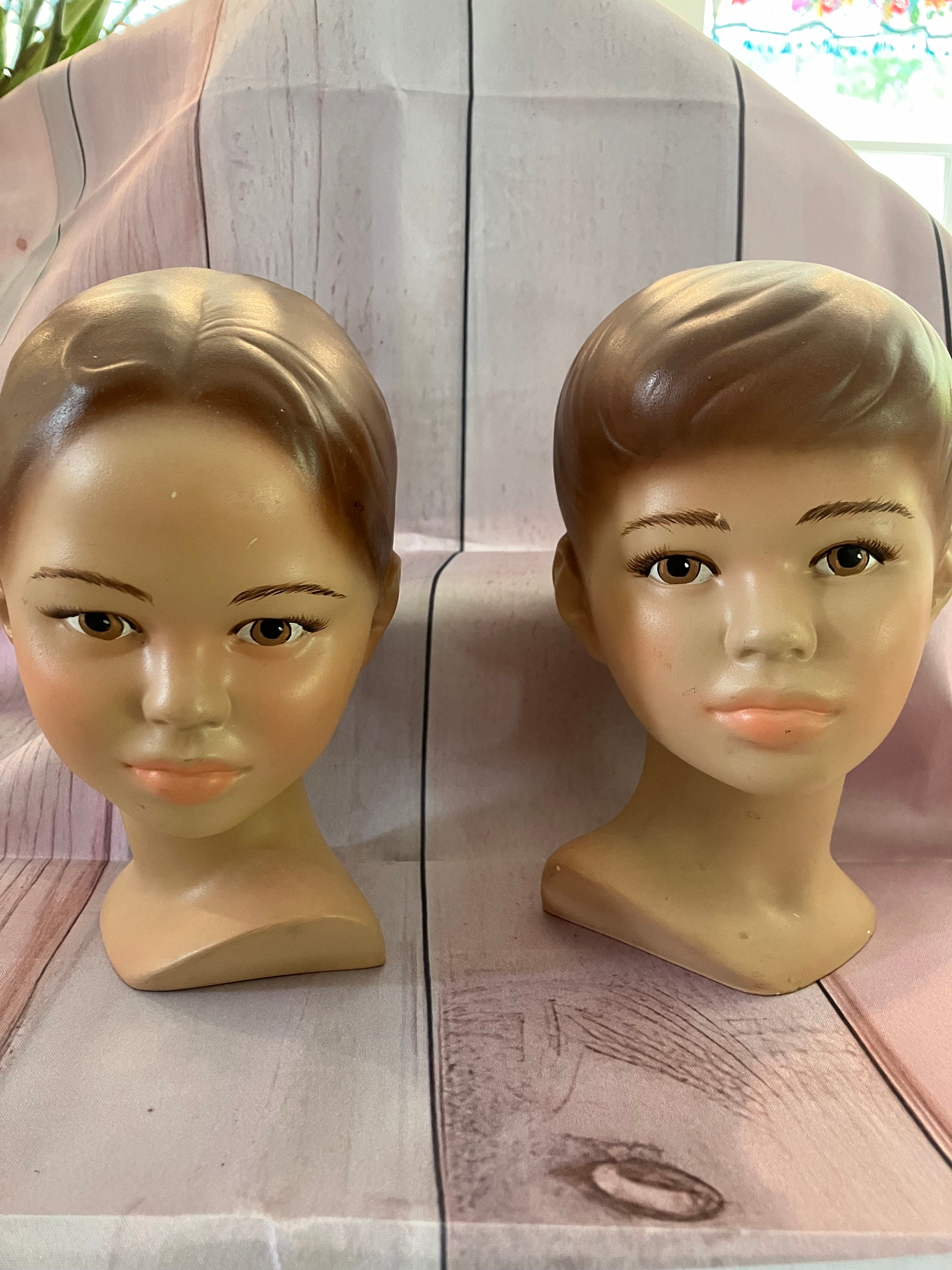 Vintage Boy&girl Holland Mold Ceramic Heads - Etsy