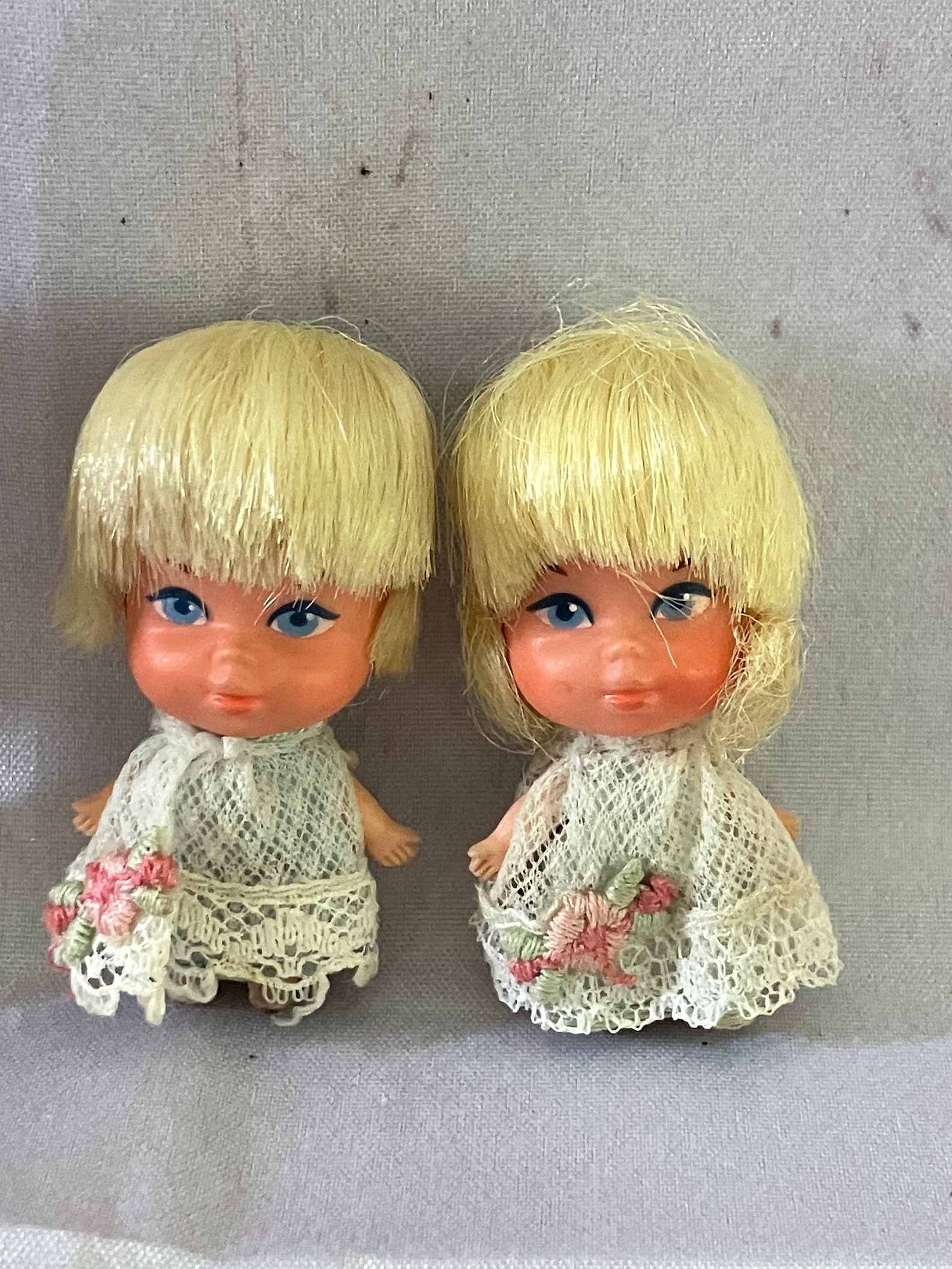Rare Vintage Liddle Kiddles Rubber Tiny Dolls Big Heads - Etsy