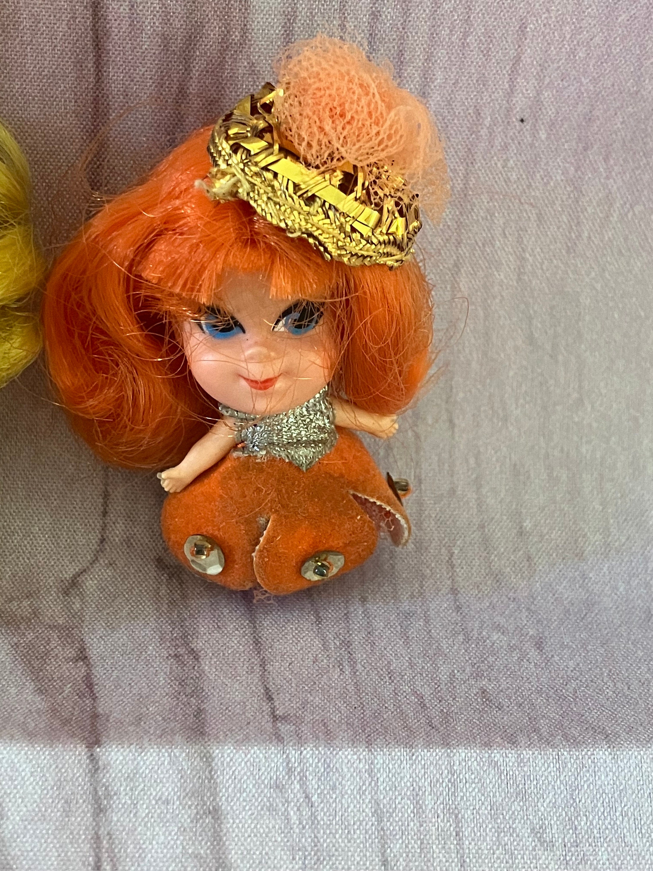 Vintage Liddle Kiddles Rubber Big Head Dolls Including Flight ...