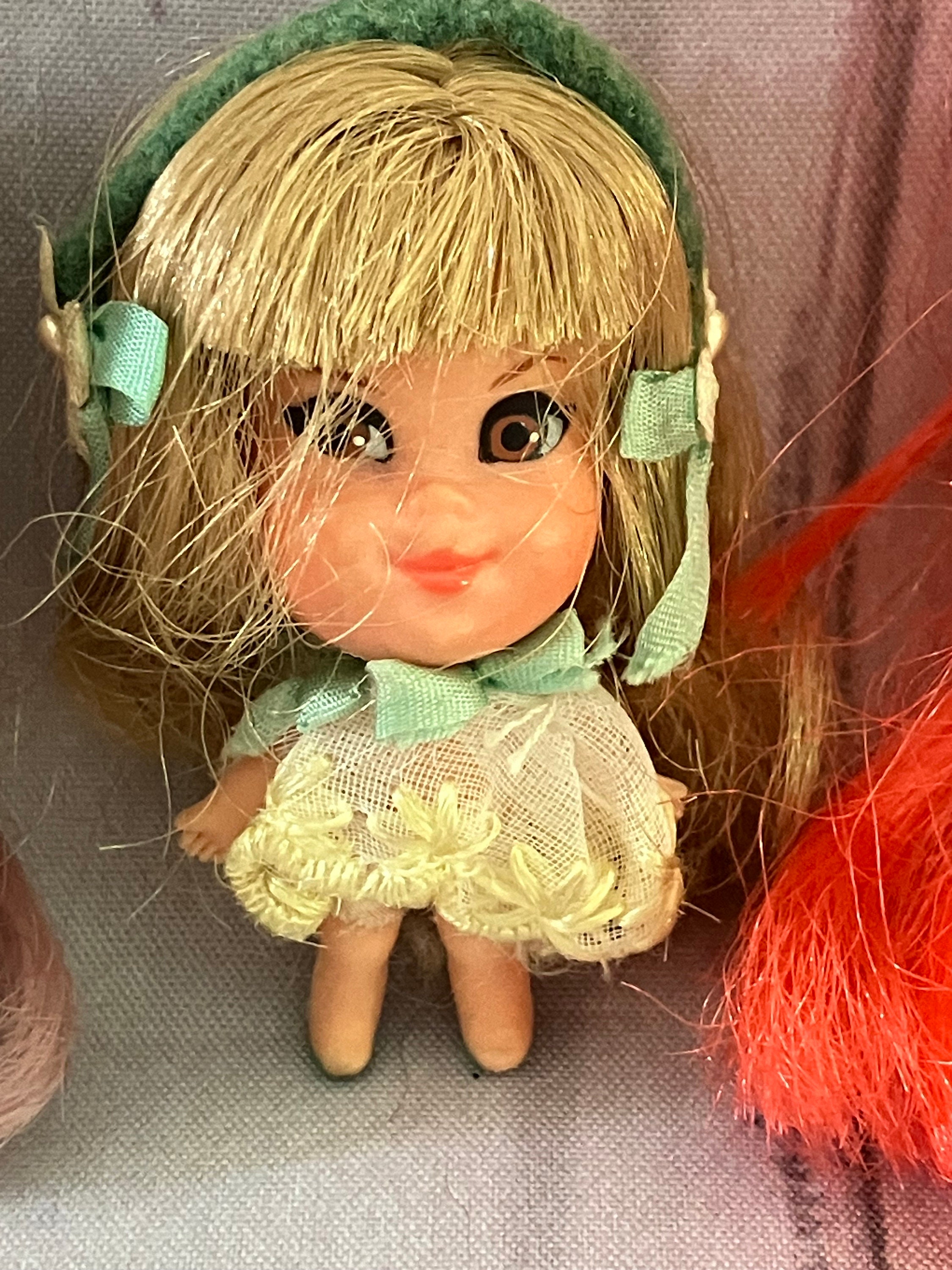 Vintage Liddle Kiddles Tiny Rubber Dolls Big Eyes and Heads 1960/1970 - Etsy