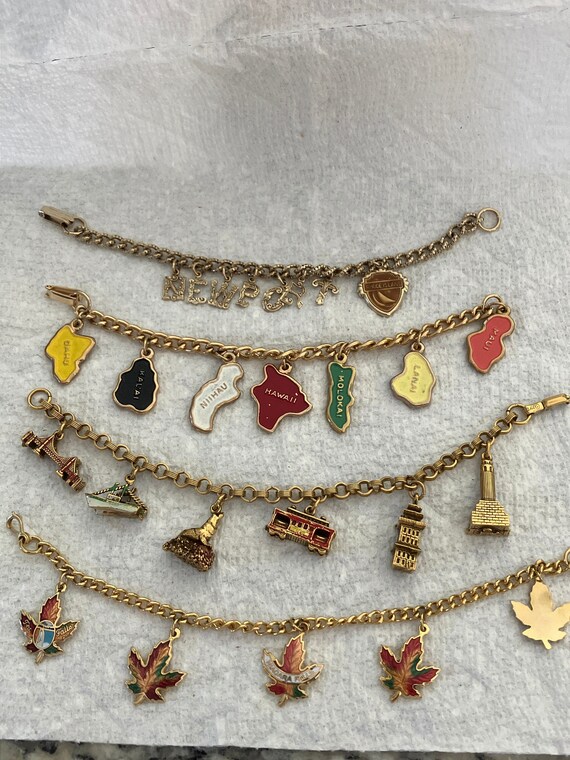 Vintage charm bracelets - Gem