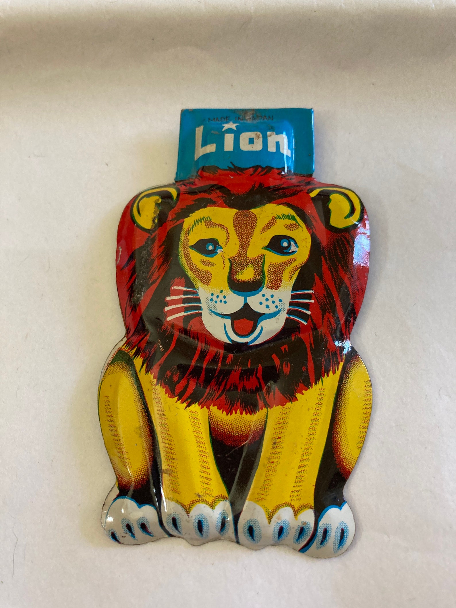 Vintage Tin Clickers With Great Graphics Lion, Dog and Cowgirl - Etsy