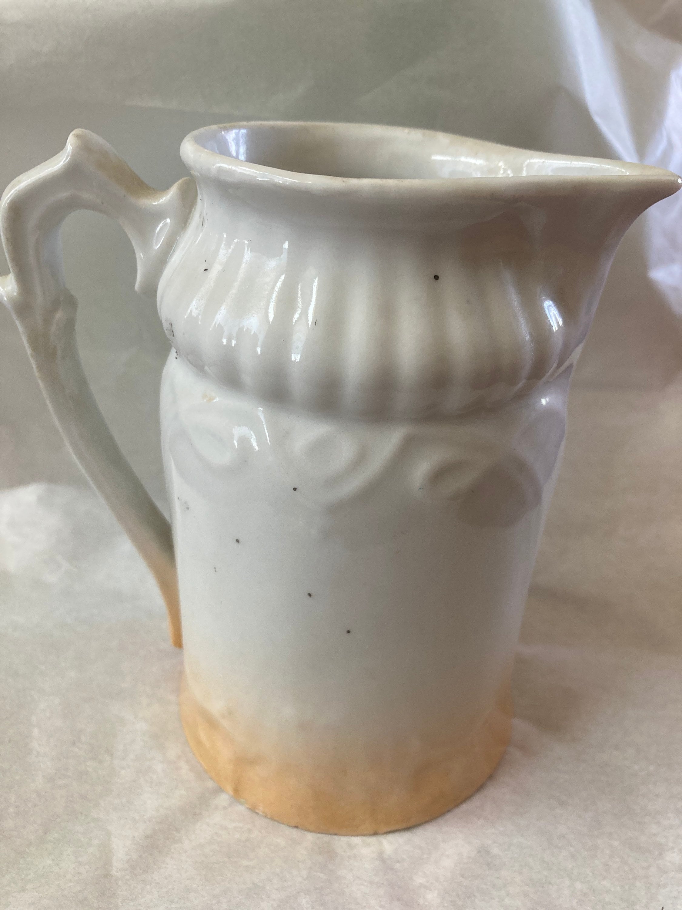 Vintage Milk Pitcher With Bird and Flowers Bavaria - Etsy