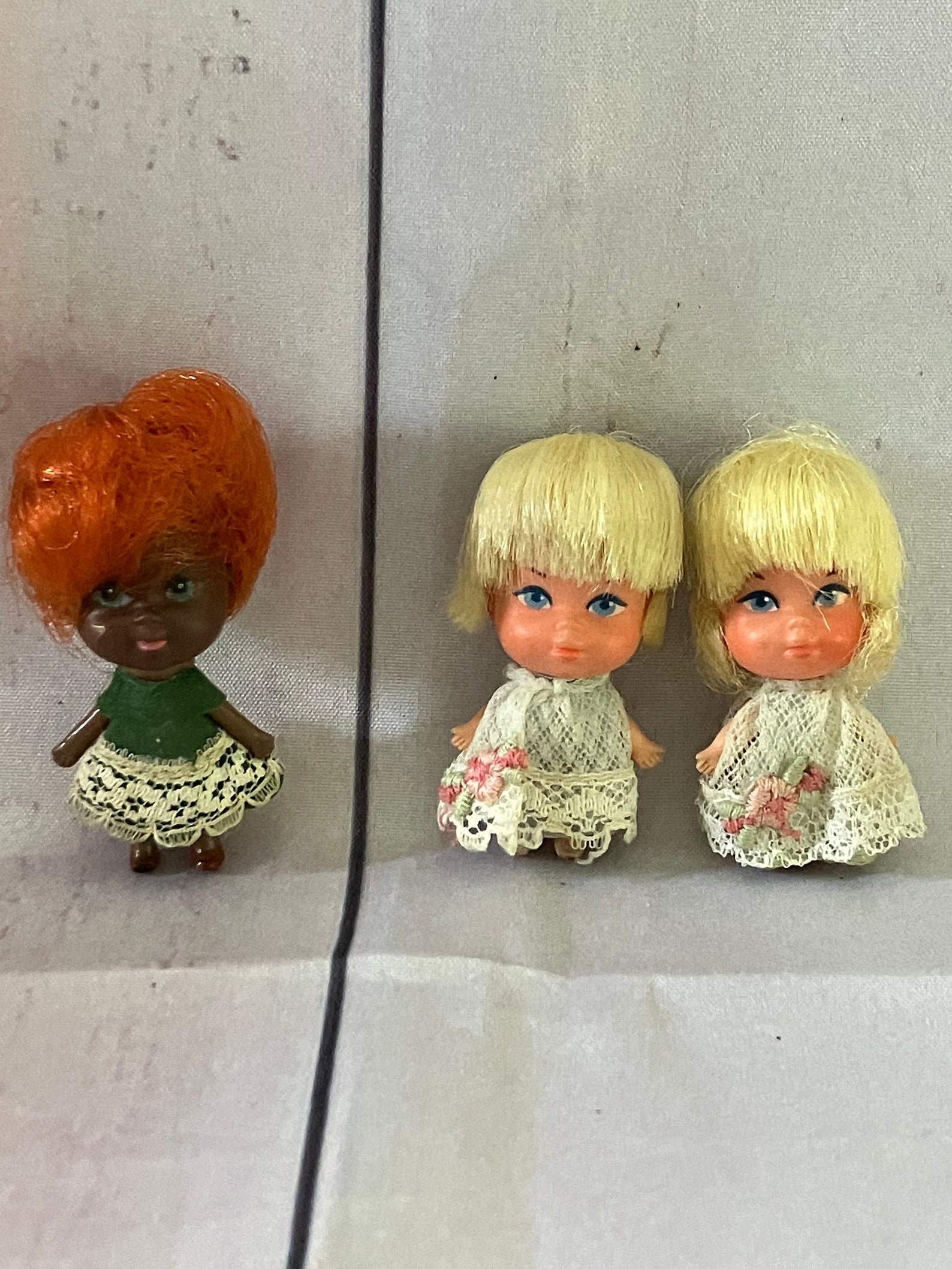 Rare Vintage Liddle Kiddles Rubber Tiny Dolls Big Heads - Etsy