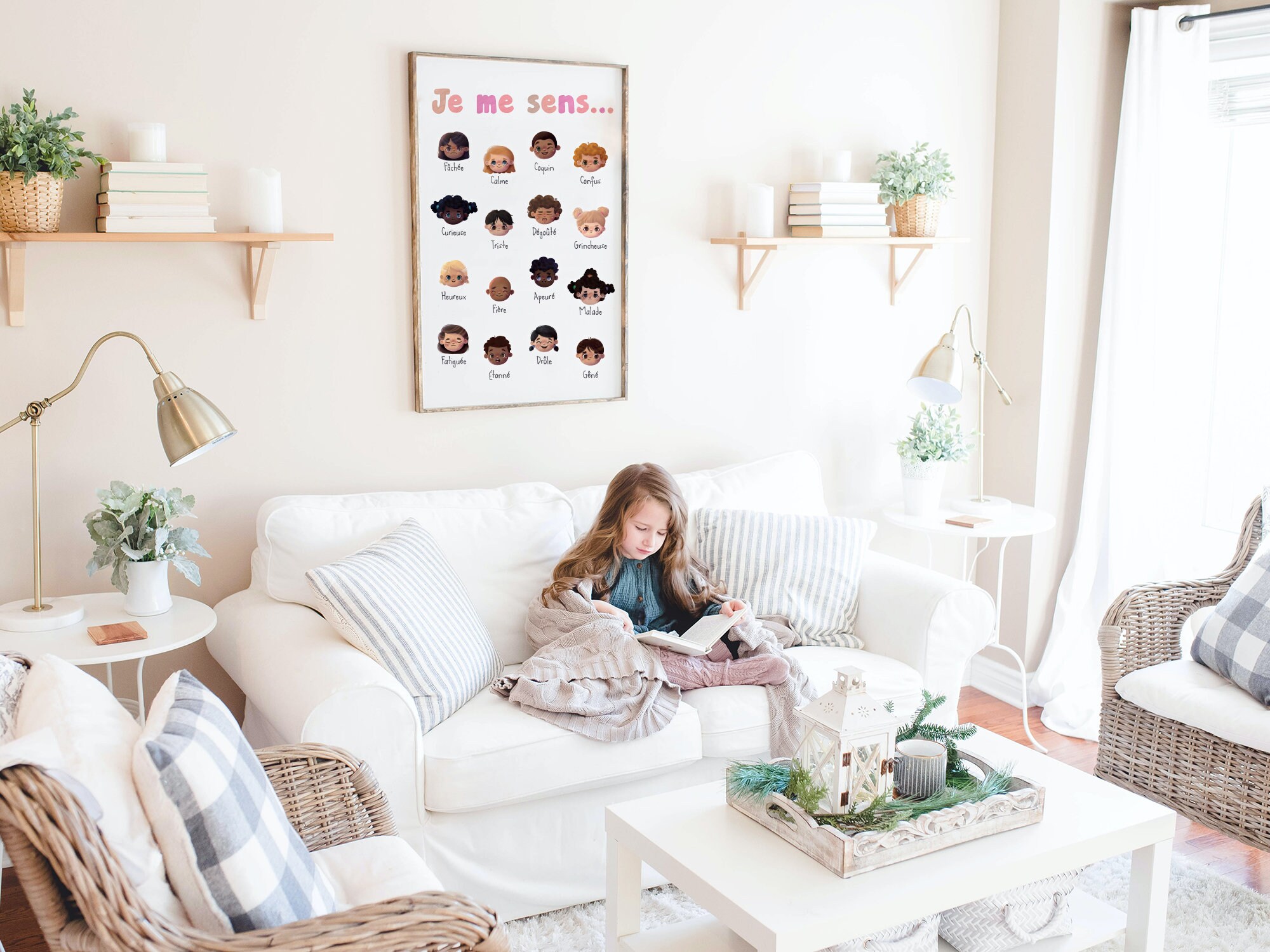 Je Me Sens Printable Emotions Poster français Feelings Counseling ...