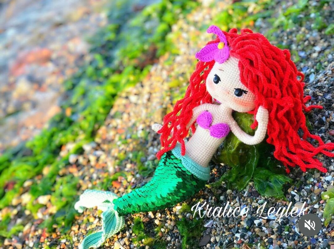 Crochet Amigurumi ARIEL ENGLISH Pdf Pattern - Etsy