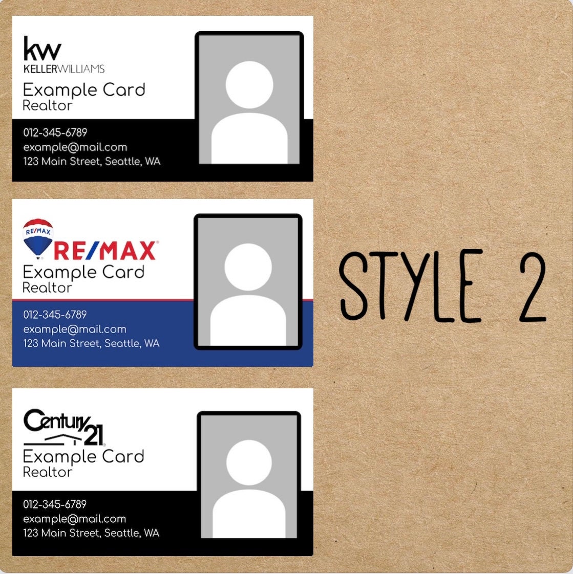 Custom Real Estate Business Cards - Etsy