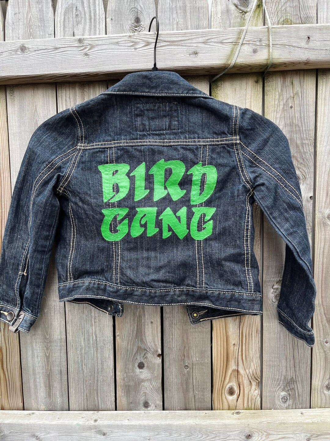 CHILDREN BIRD GANG Denim Jacket - Etsy