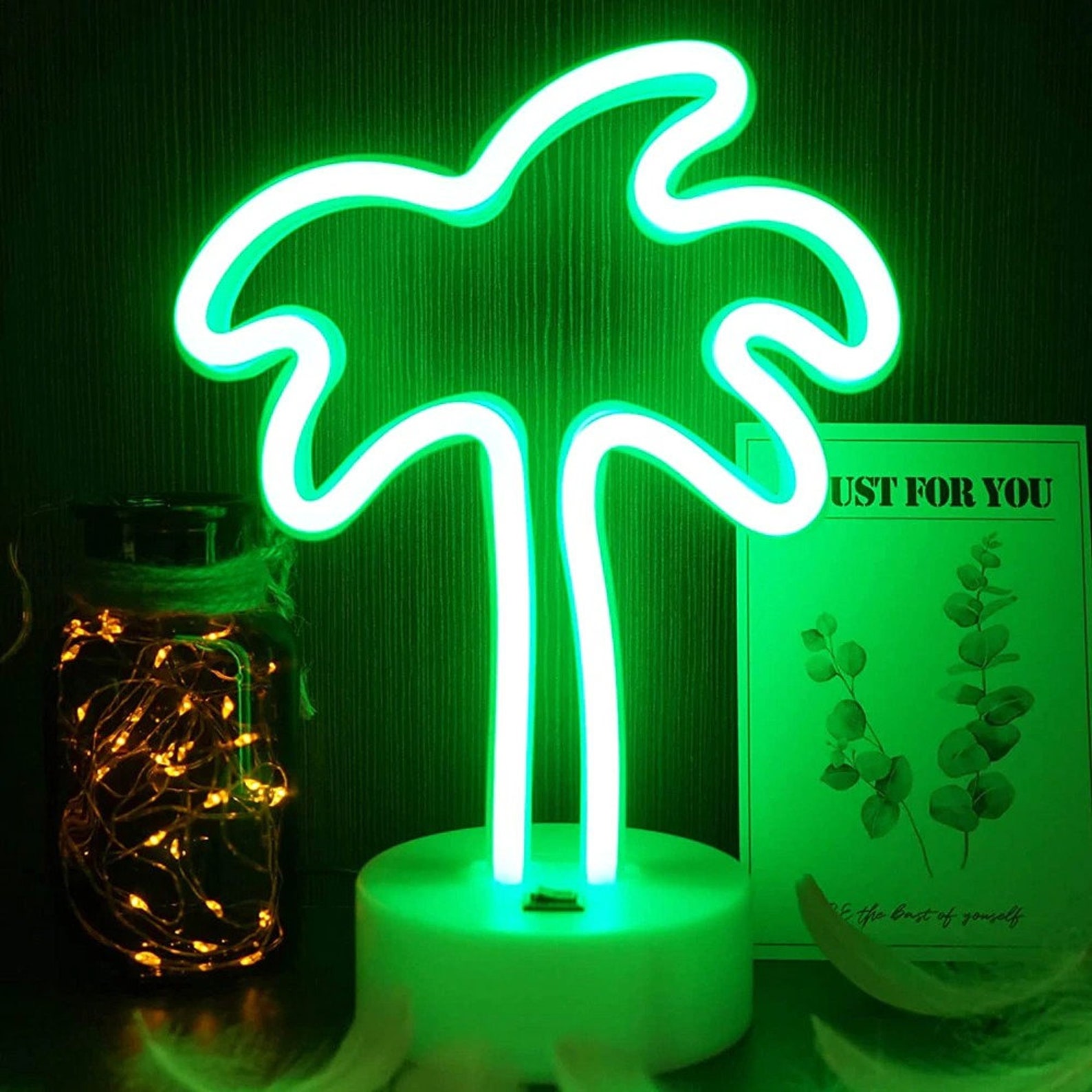 Coconut Tree Neon Light Lamp Neon Sign Light Neon Light - Etsy