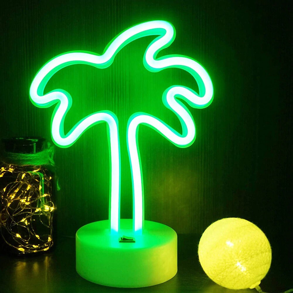Coconut Tree Neon Light Lamp Neon Sign Light Neon Light - Etsy UK