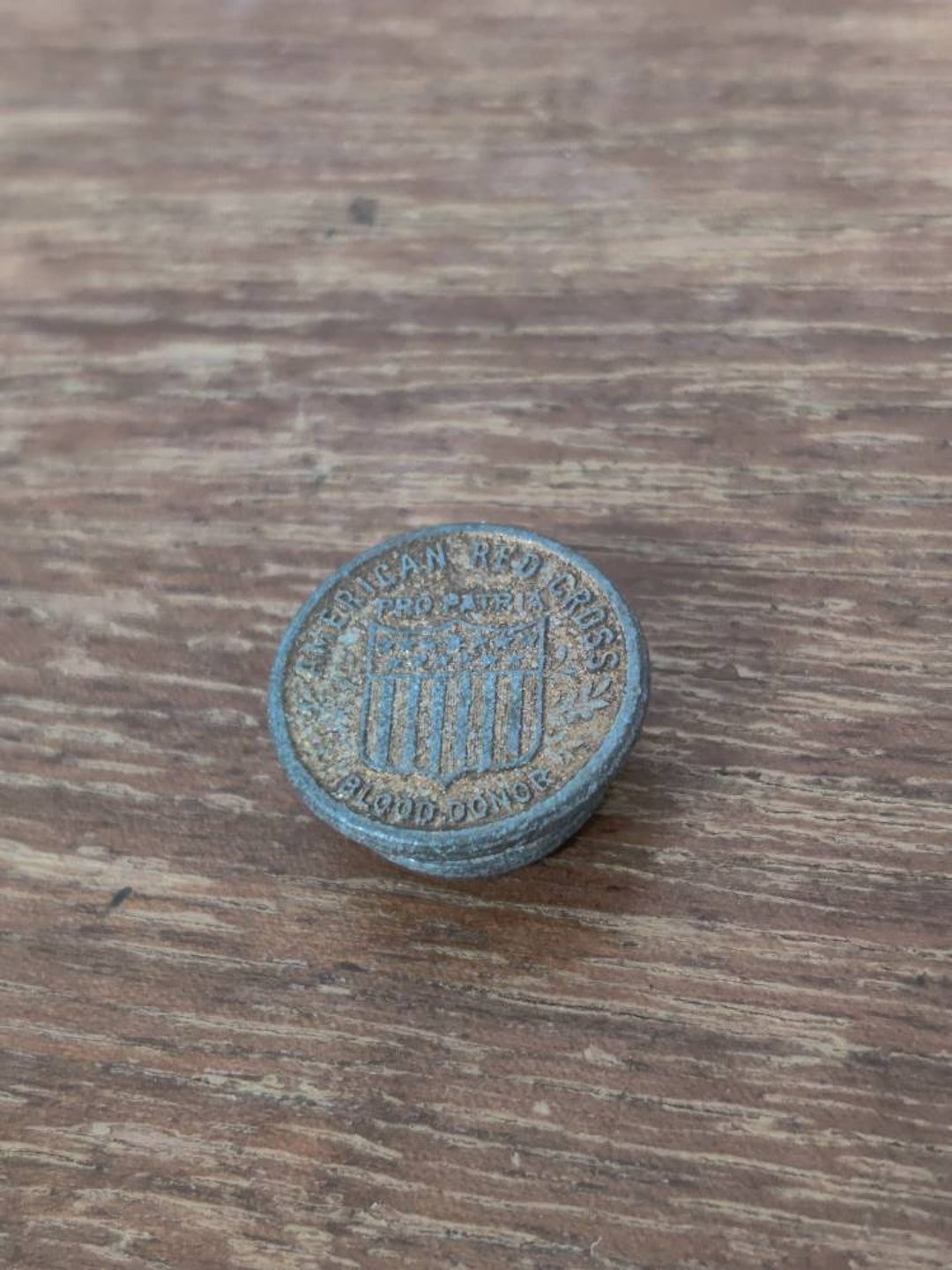 Vintage American Red Cross Blood Donor Button Badge/pin - Etsy