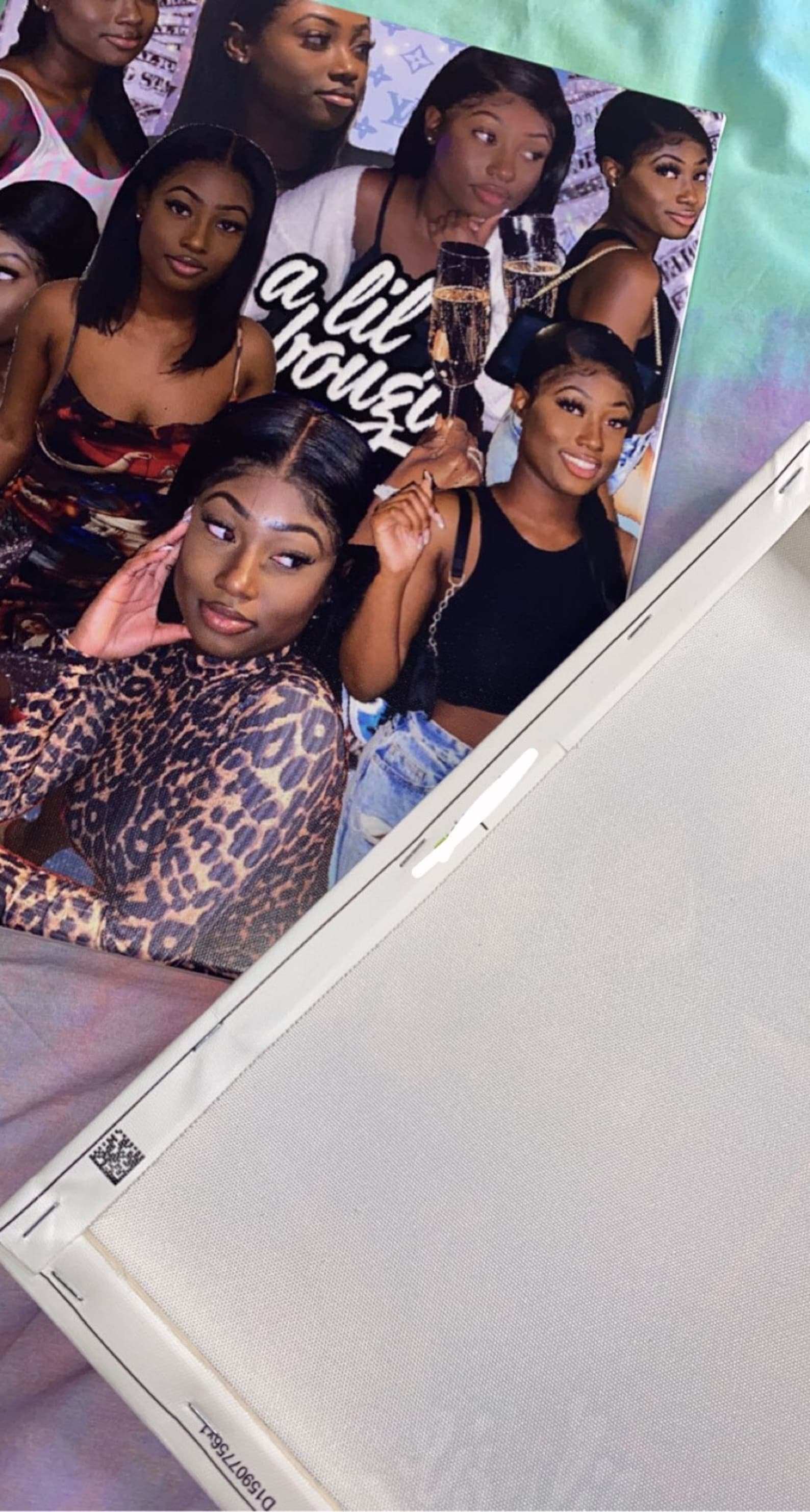 Personalised Instagram BADDIE AESTHETIC Edit on Stretched Canvas ...