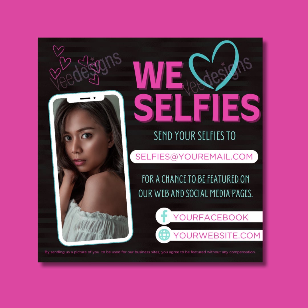 Selfie Template Edit in Canva Template Instagram Braiding Stylist ...
