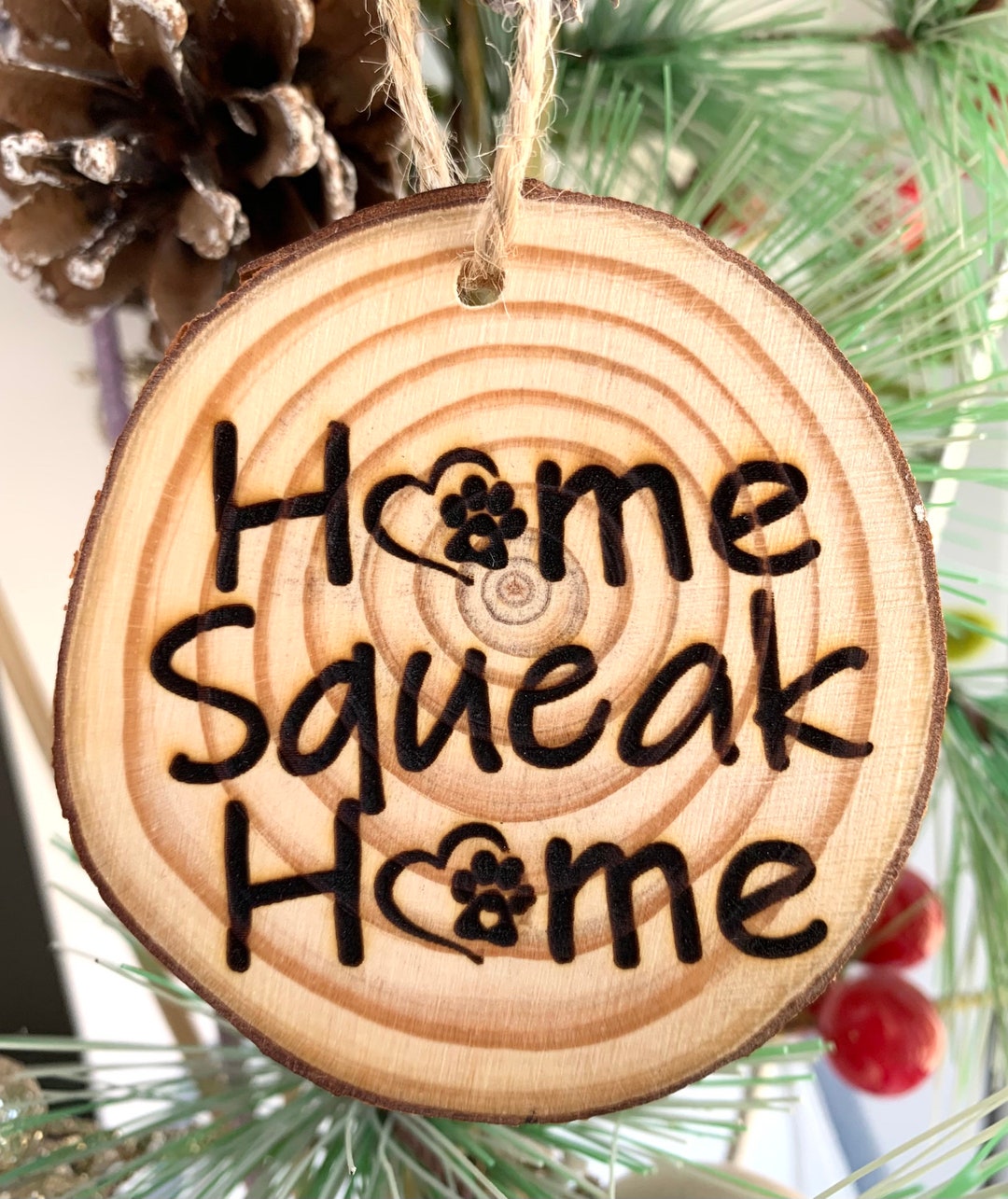 Wooden Engraved Hamster, Mouse, Rat House Sign, Home Squeak Home - Etsy