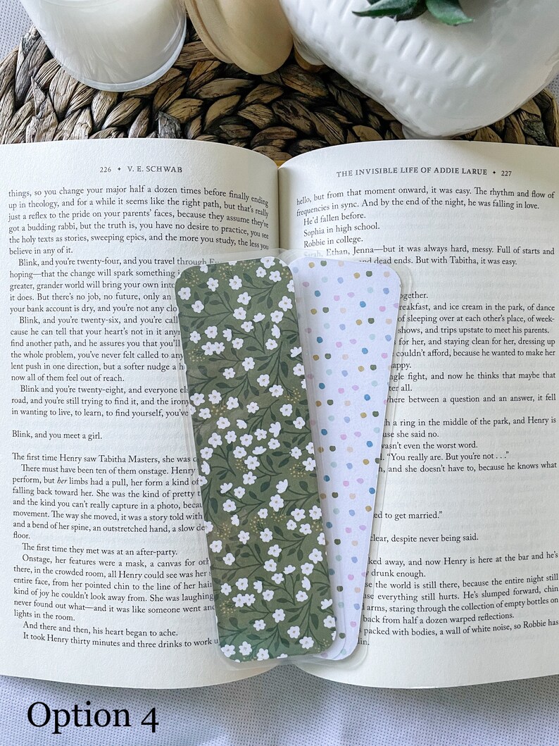 Blooms and Brilliance - Double-sided Laminated Bookmarks With Vibrant ...