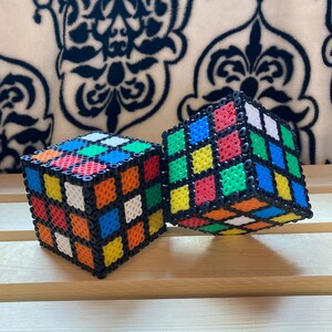 3D Perler Bead Rubiks Cube - Etsy