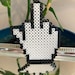 Middle Finger Computer Cursor Perler Bead Figure - Etsy
