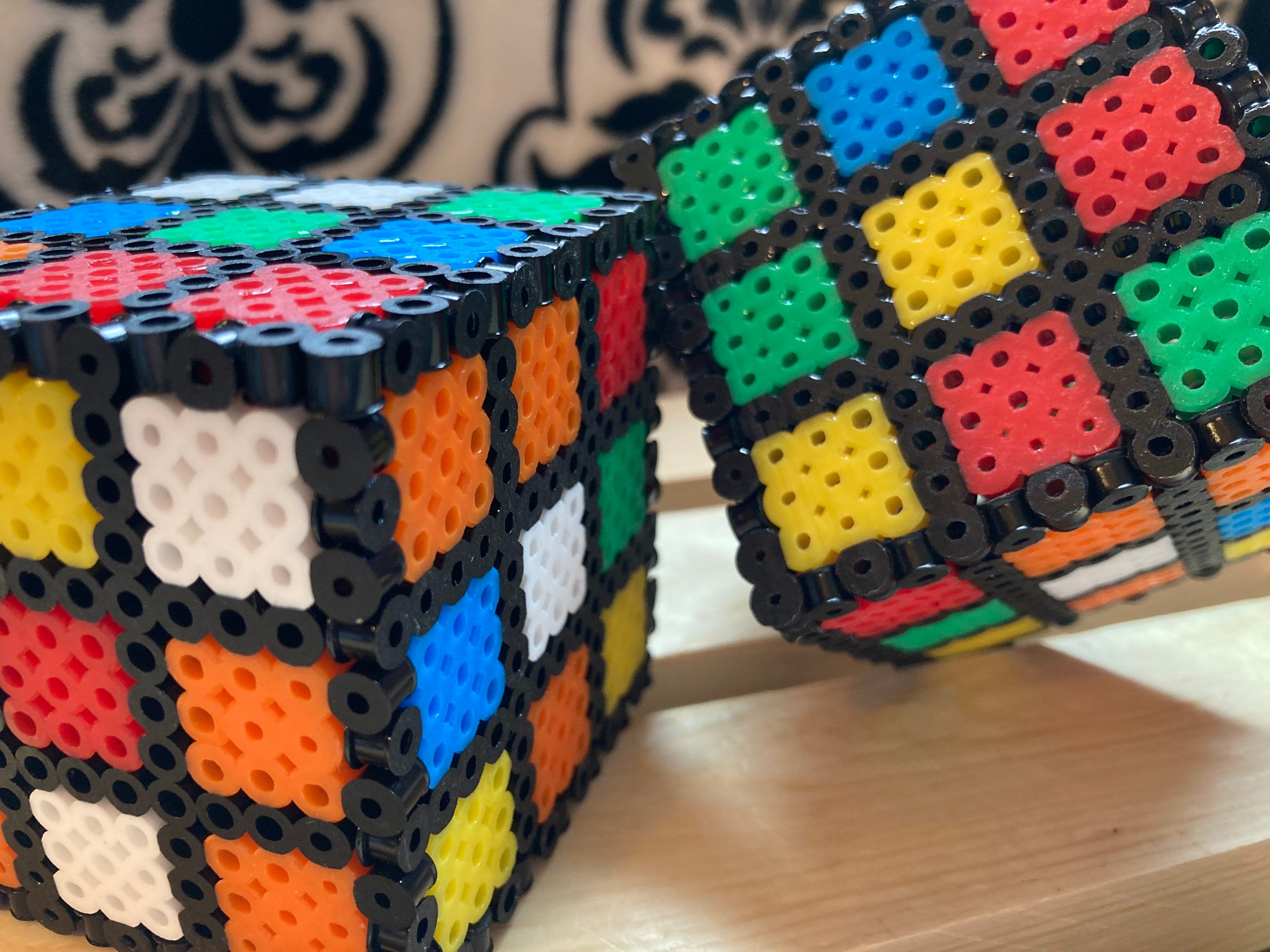 3D Perler Bead Rubiks Cube - Etsy