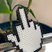 Middle Finger Computer Cursor Perler Bead Figure - Etsy
