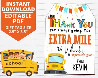 Bus Driver Thank You | Etsy