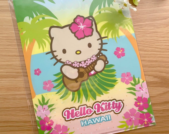 A4 Hello Kitty Hawaii File Folder - Hula - 1 Pc - Etsy