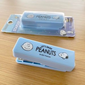 Compact Stapler - Snoopy and Charlie Brown - Blue - 1 Pc - Etsy