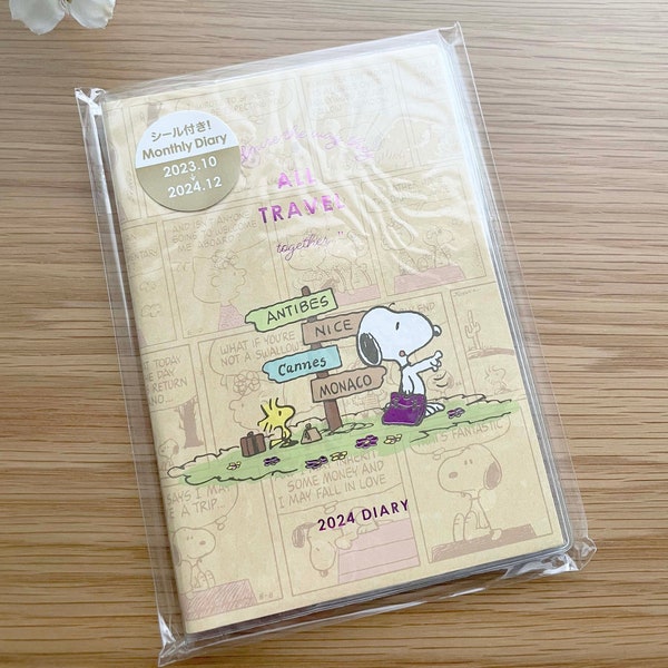 Snoopy Monthly Calendar - Etsy