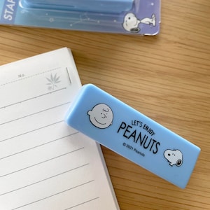 Compact Stapler - Snoopy and Charlie Brown - Blue - 1 Pc - Etsy