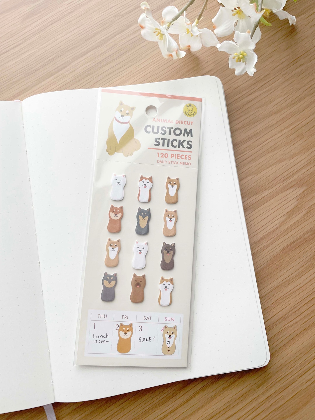 Planner Sticky Notes - Little Shiba Inu - 1 Pc - Etsy