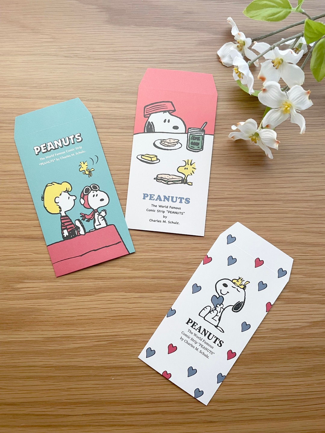 Money Envelopes - Good Luck - Snoopy - Set A - Etsy