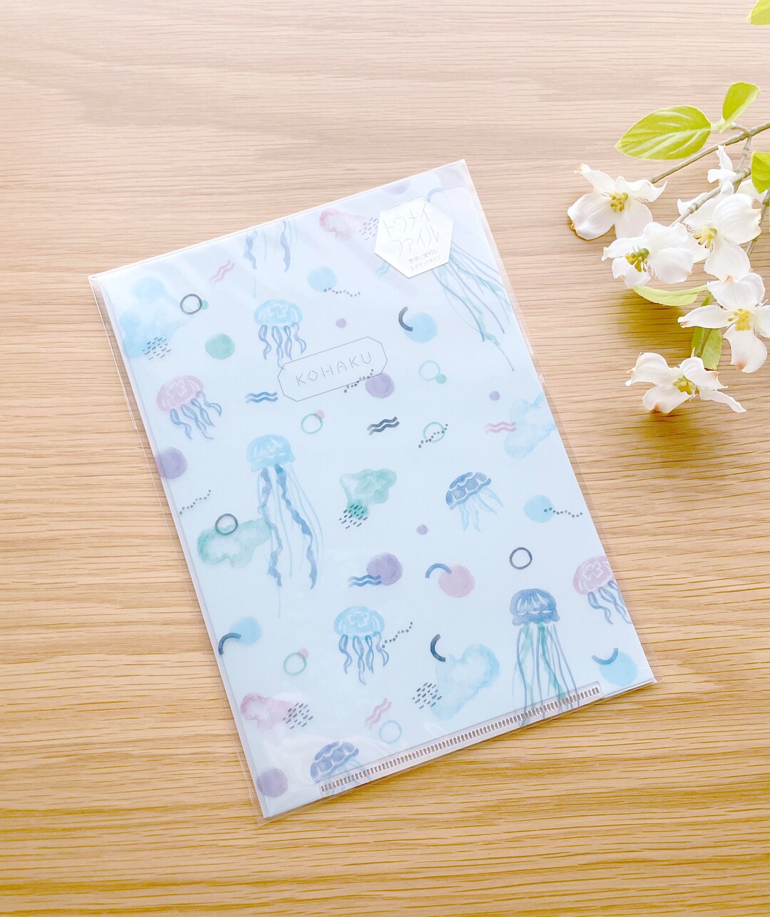 A5 File Folder With 3 Tab Pockets Jellyfish Dance 1 Pc - Etsy