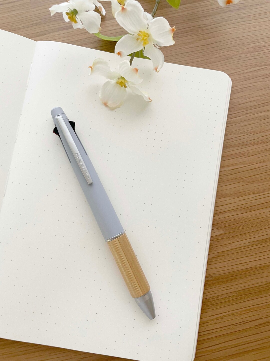 Premium Limited Jetstream 4+1 Bamboo Multi Pen - 4 Color Ink and 1 ...