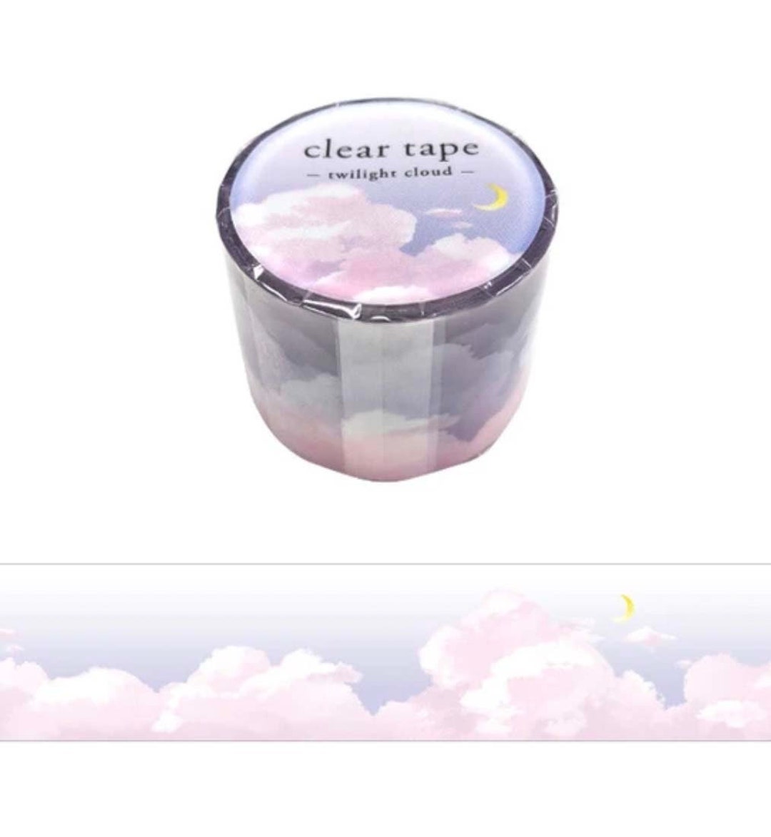 Mindwave Clear Tape - 30mm - Twilight Clouds - 1 Pc - Etsy
