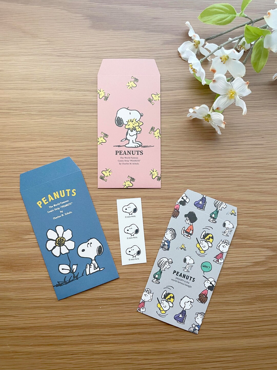 Money Envelopes Good Luck Snoopy Set B - Etsy