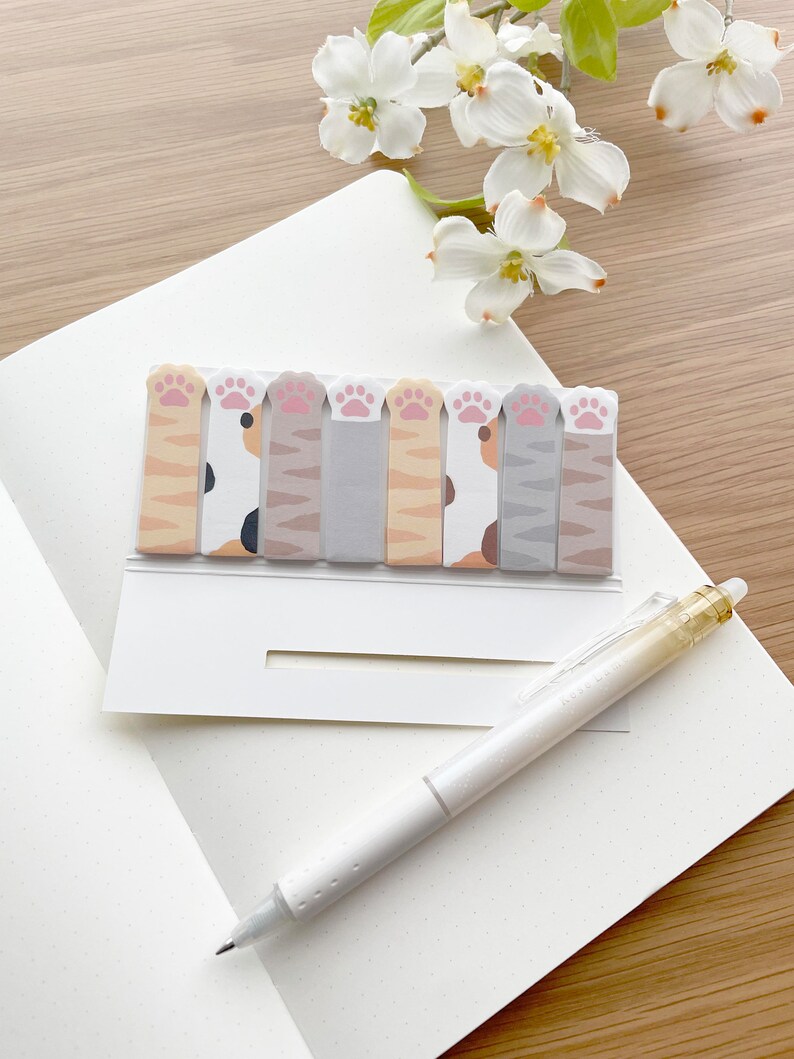 Sticky Notes - Little Kitten Paws - 1 Pc - Etsy