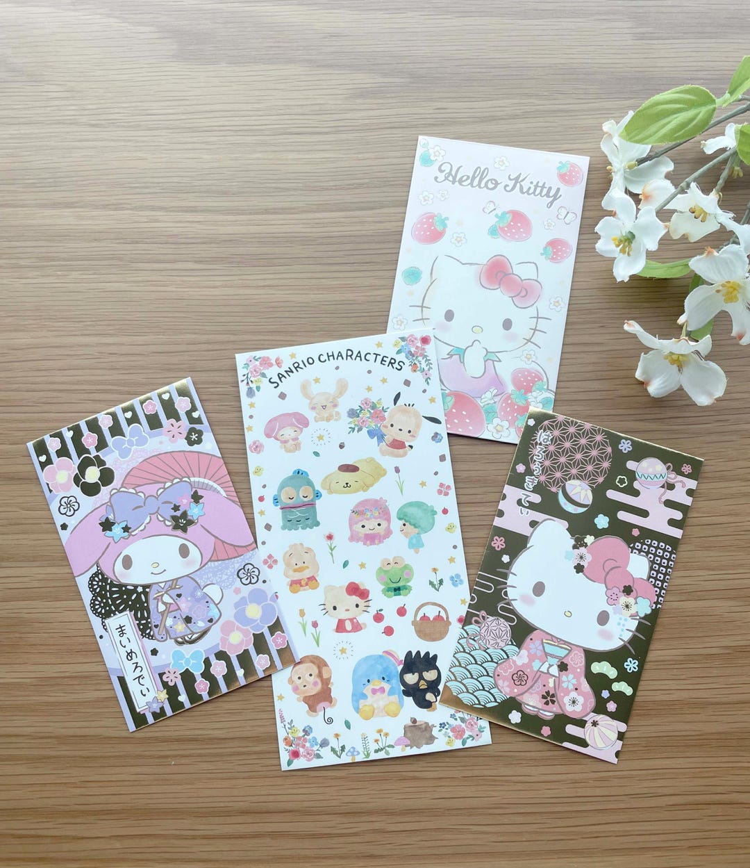 Kitty and Melody Money Envelope Set - Mixed Characters - 13+ Pcs per ...