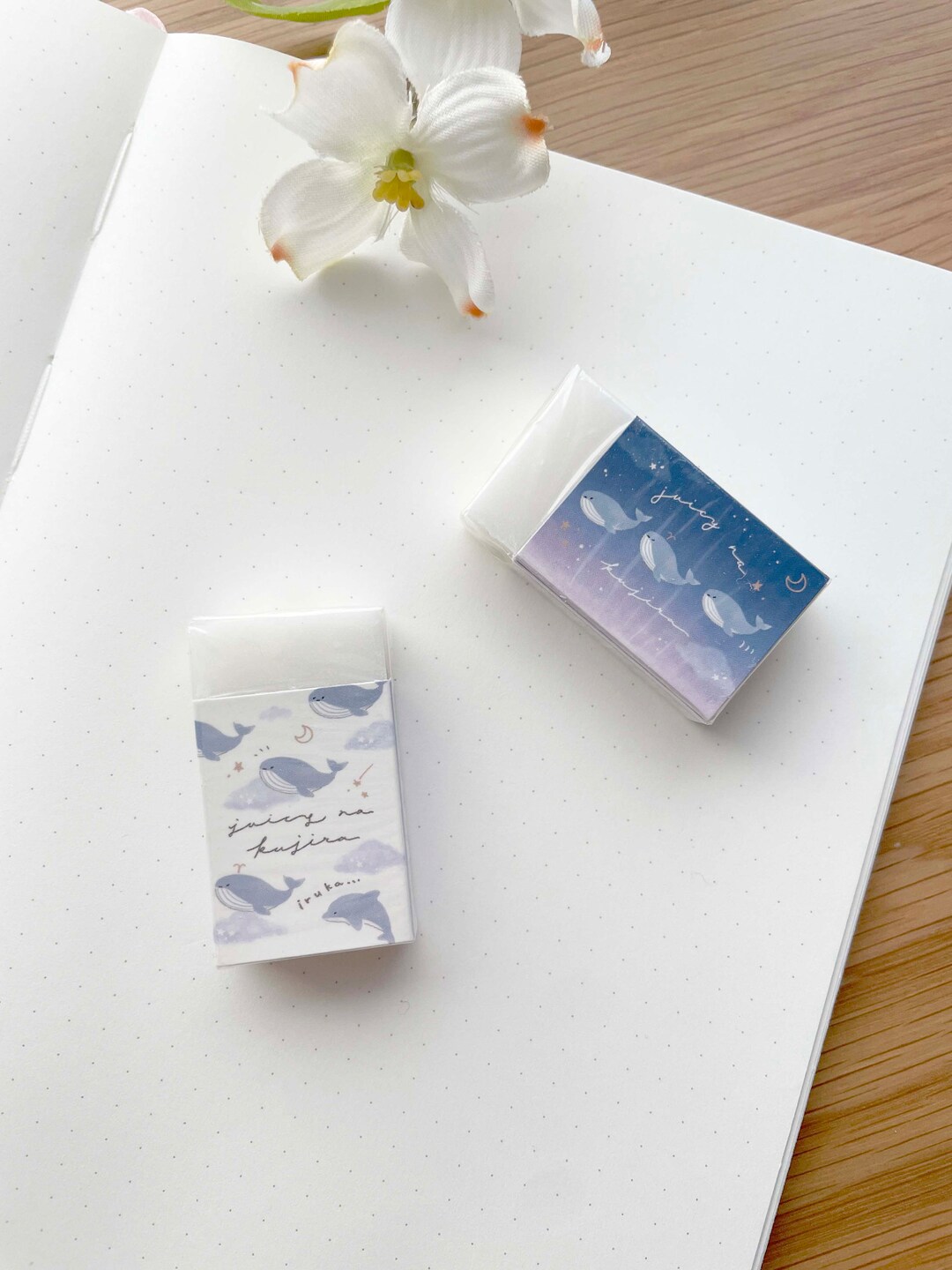 Eraser - Matomaru-kun Fluffy Whales- 1 Pc - Etsy