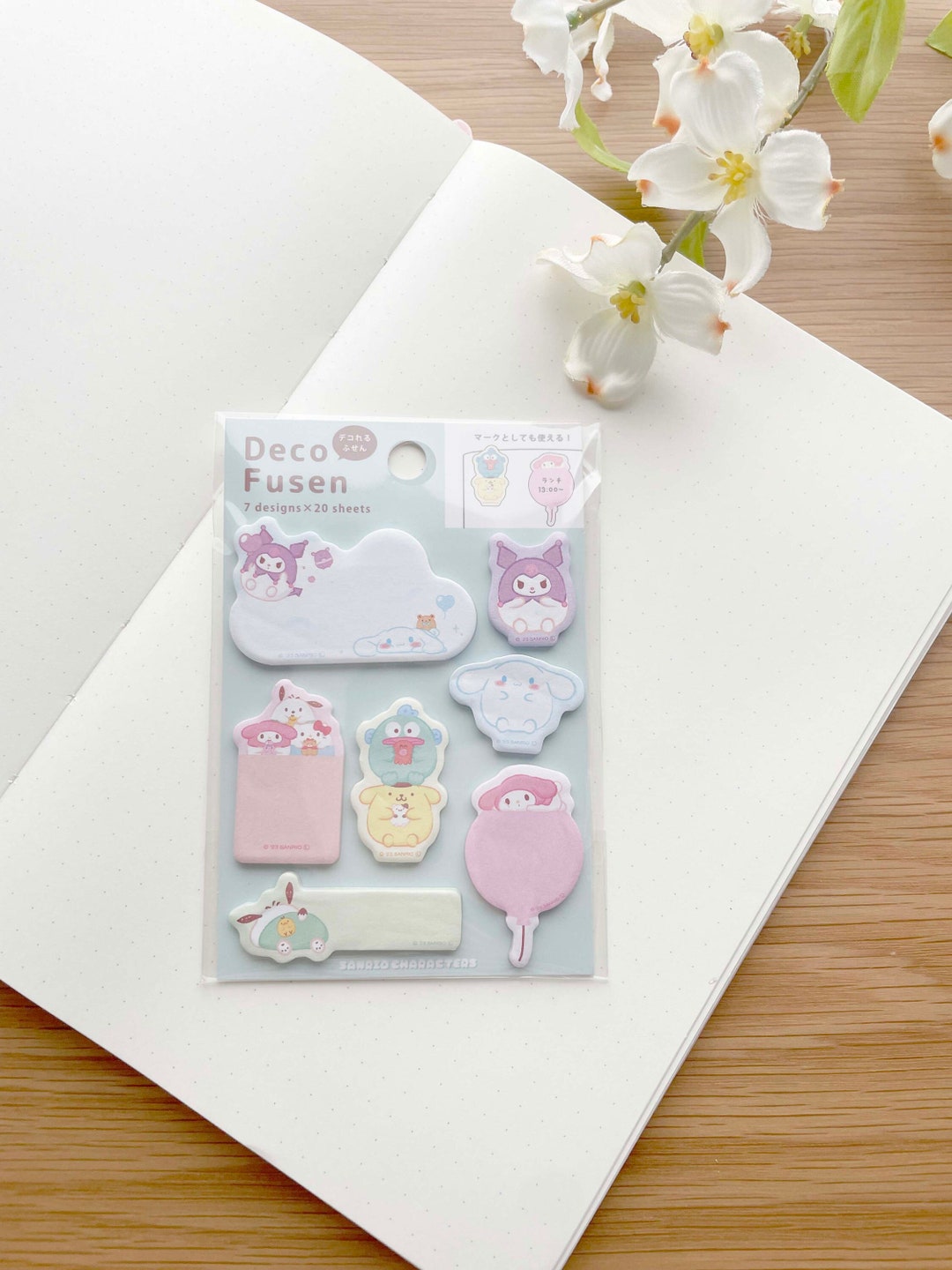 Character Friends - Sticky Notes Set - Balloons - 7 Designs - 1 Pc - Etsy