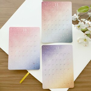 2025 Monthly Calendar Stickers 13 Pcs in 1 Set Stars and Constellations ...