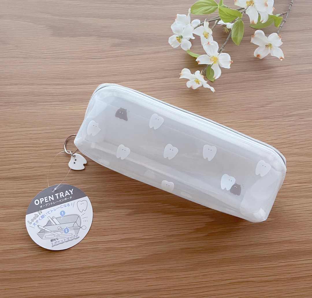 Pen Pouch: Lay Flat 2 Pockets Tooth Mates 1 Pc - Etsy