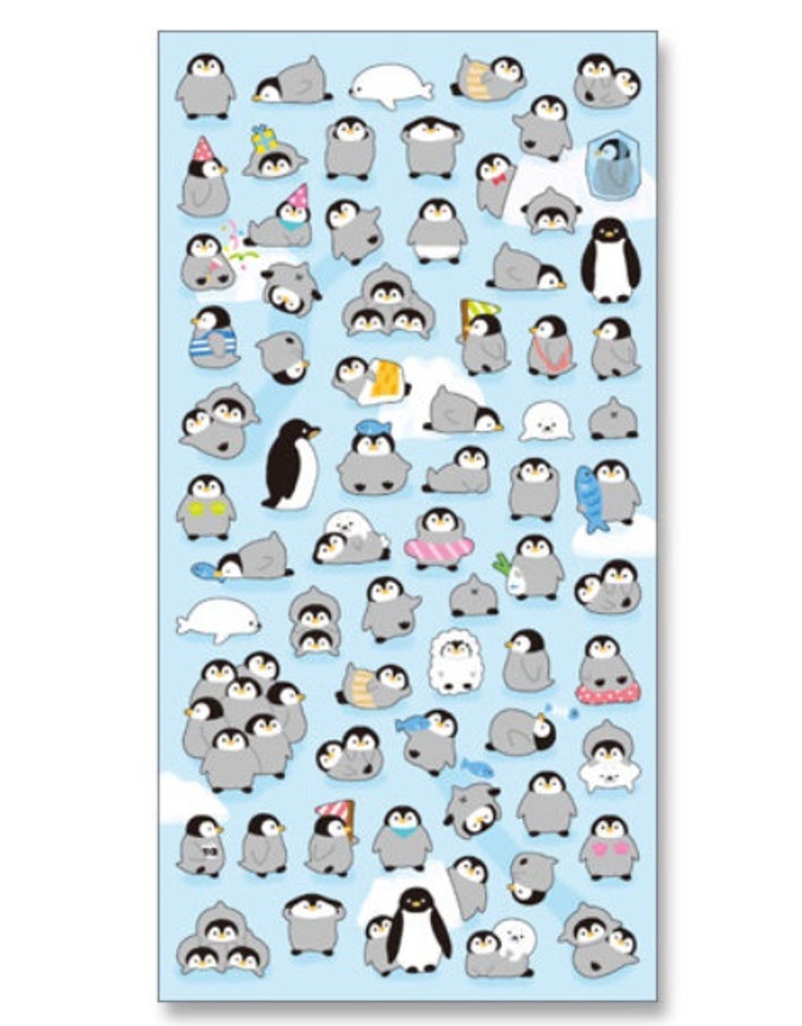Restocked Sticker - Polar Penguins - 1 Pc - Etsy