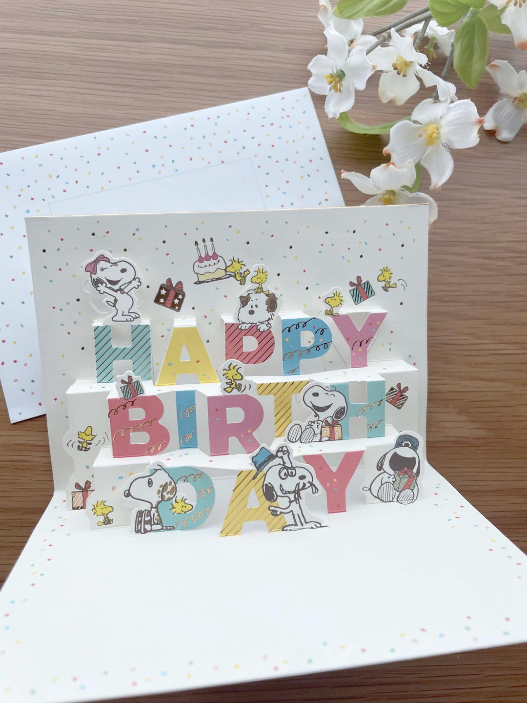 Greeting Card - Happy Birthday 3D Die-cut Pop-up Card With Gold Foil ...